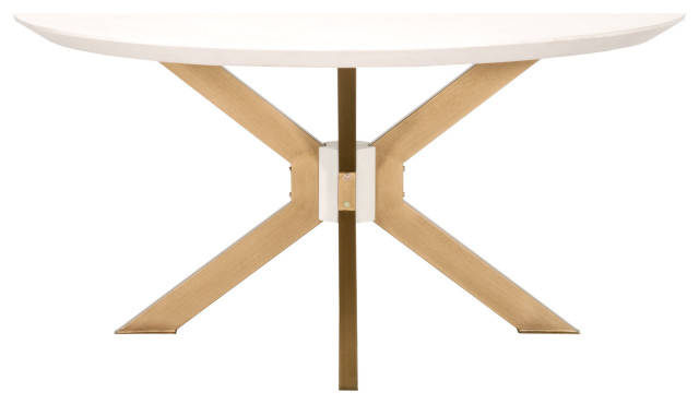 Industry 60" Round Dining Table - Contemporary - Dining Tables - by ...