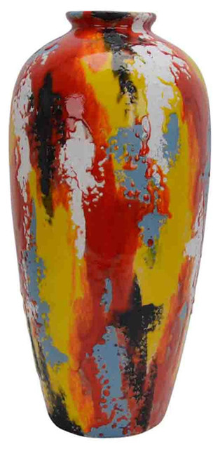Exquisite Rainbow Hues Vase, Multicolor - Contemporary - Vases - by ...