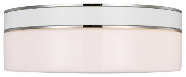 Kate Spade Monroe 2-Light Large Flush Mount KSF1072PNGW, Polished ...