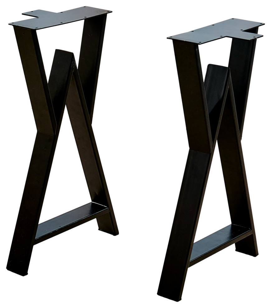 Heavy Duty Table Legs W Type Set of 2, 24'' - Table Tops And Bases - by ...