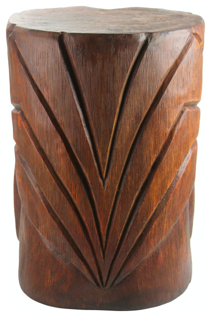 Kanaloa Teeth Grand Tiki Table Nr - Tropical - Outdoor Side Tables - by ...