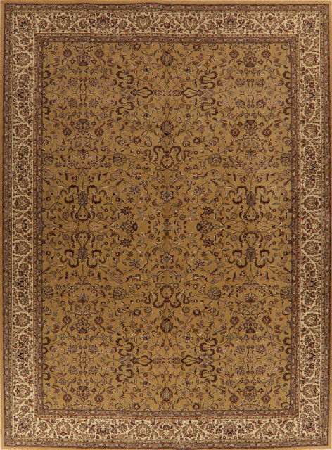Traditional Floral Kashan Turkish Large Oriental Area Rug Carpet ...