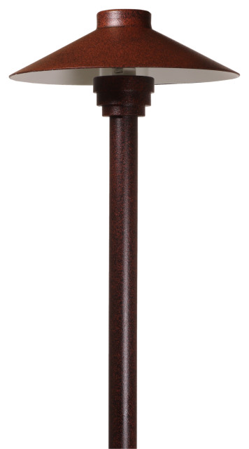 LED Landscape Light Large Hat BPL309 in Rust Finish - Transitional ...