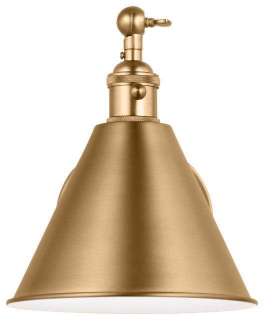 Salem Single Arm One Light Sconce - Industrial - Swing Arm Wall Lamps ...