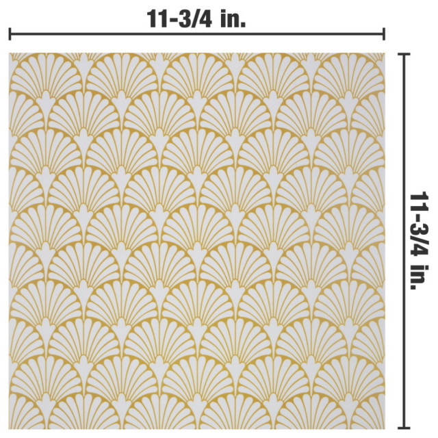 Art Deco Manhattan Porcelain Floor and Wall Tile Sample - Beach Style ...