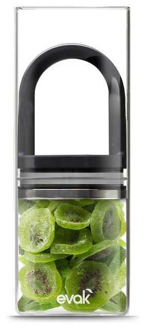 Prepara Evak Glass Food Storage Container With Black Gloss Handle ...