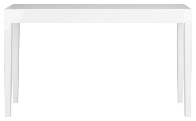 Barrett Mid Century Scandinavian Wood Console Table White ...