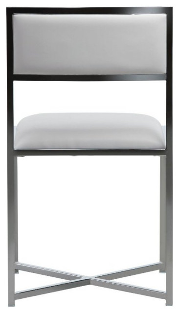 Modus Amalfi 2 X-Base Chair in White - Contemporary - Dining Chairs ...