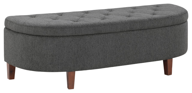 Jaycee 60" Storage Bench - Transitional - Accent And Storage Benches ...