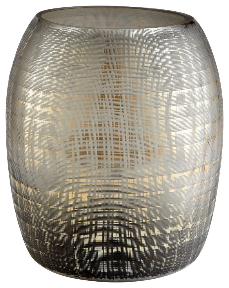 Gradient Grid Vase, Large - Contemporary - Vases - by Hudson Home Decor ...