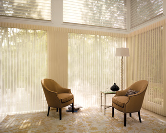 Hunter Douglas LUMINETTE Vertical Blinds - Modern - Sunroom - Denver ...