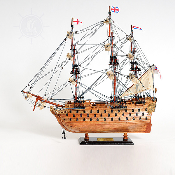 Hms Victory Small With Display Case Museum-quality Fully Assembled ...