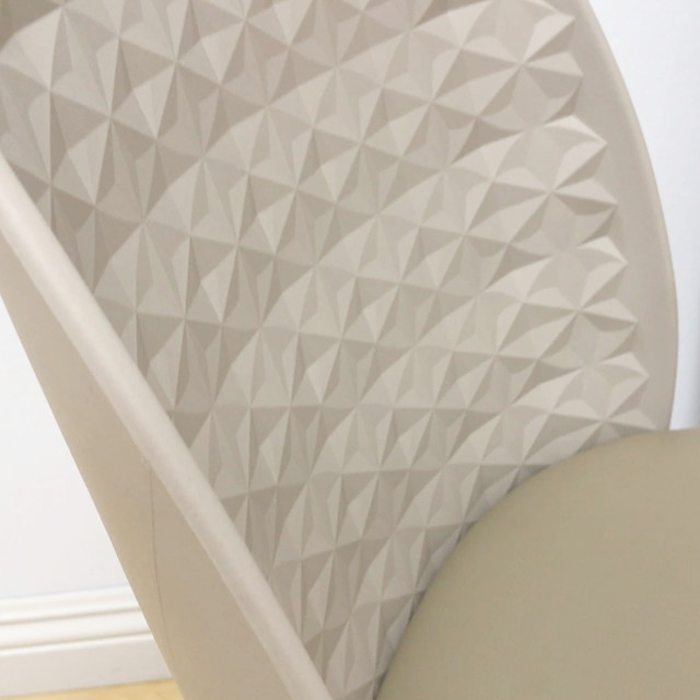 Mod Made Leaf Modern Plastic Dining Chair, Set of 2 - Midcentury ...