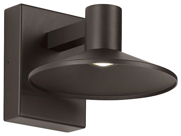 Tech Lighting Ash 8" Sconce, L930, Bronze/UNV PC - 700OWASHL9308CZUNVPC ...