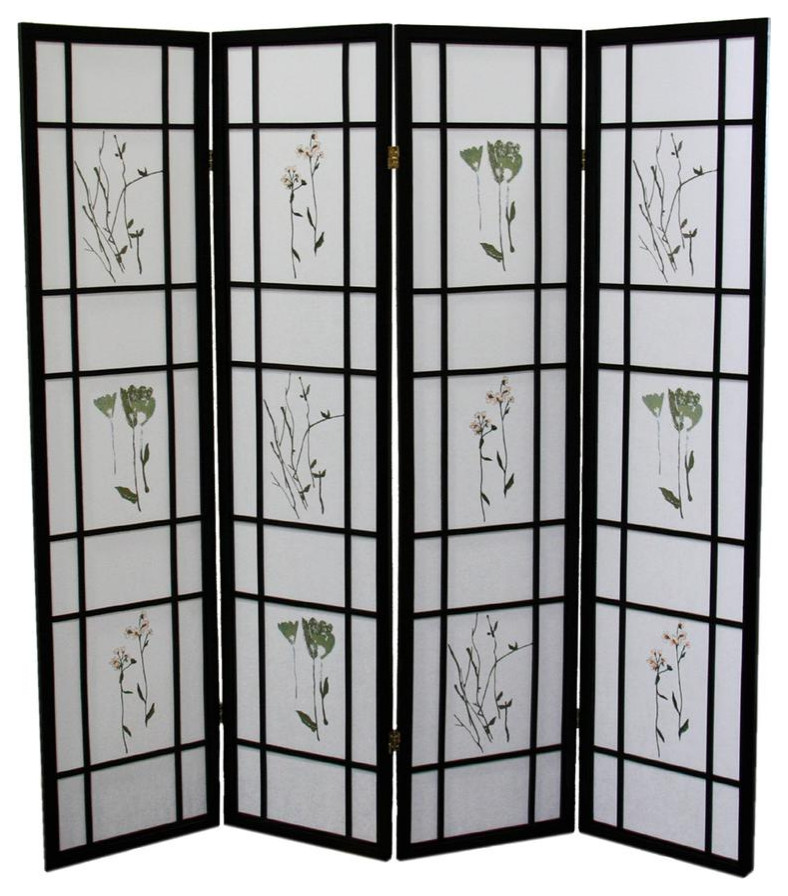 4 Panel Shoji Screen - Contemporary - Screens And Room Dividers - by ...