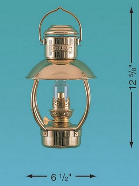 Weems and Plath Mini Trawler Oil Lamp - Beach Style - Table Lamps - by ...