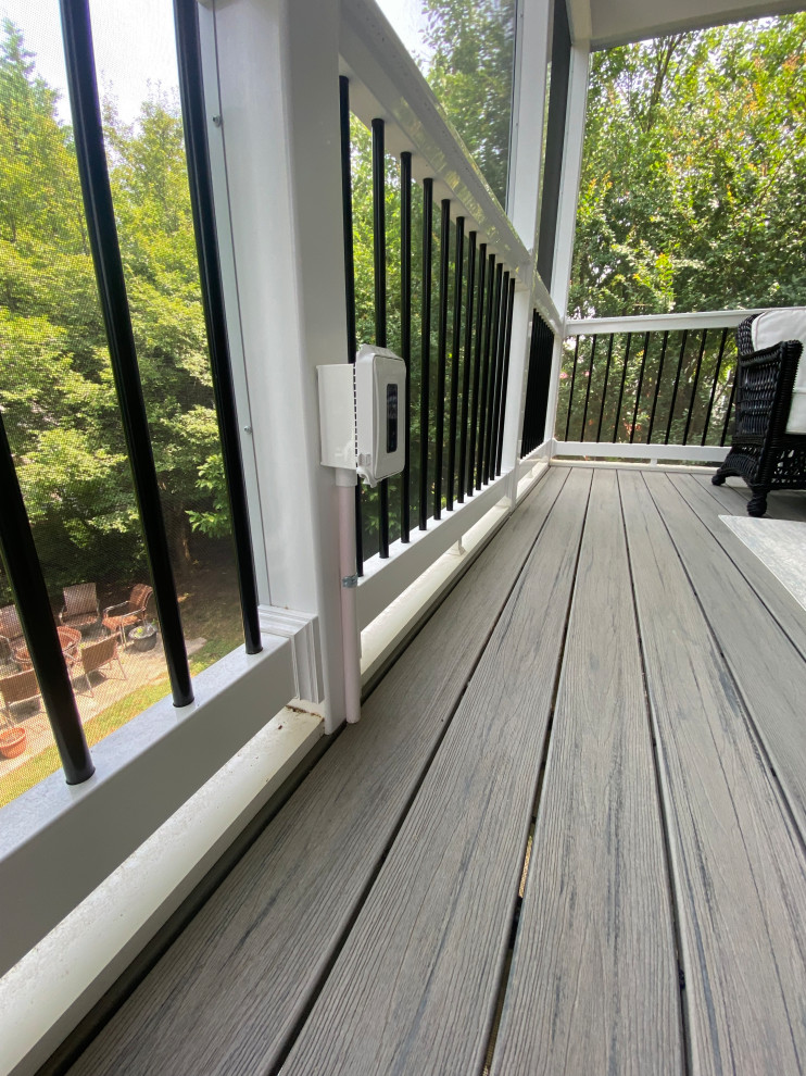 Screened Porch-TimberTech Pro Storm Gray Reserve Deck - TimberTech ...