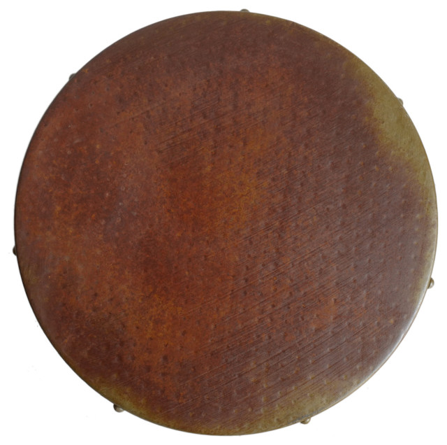 Outdoor Industrial Strap Table - Industrial - Outdoor Side Tables - by ...