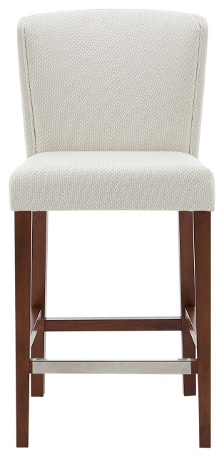 Albie KD Fabric Counter Stool - Transitional - Bar Stools And Counter ...