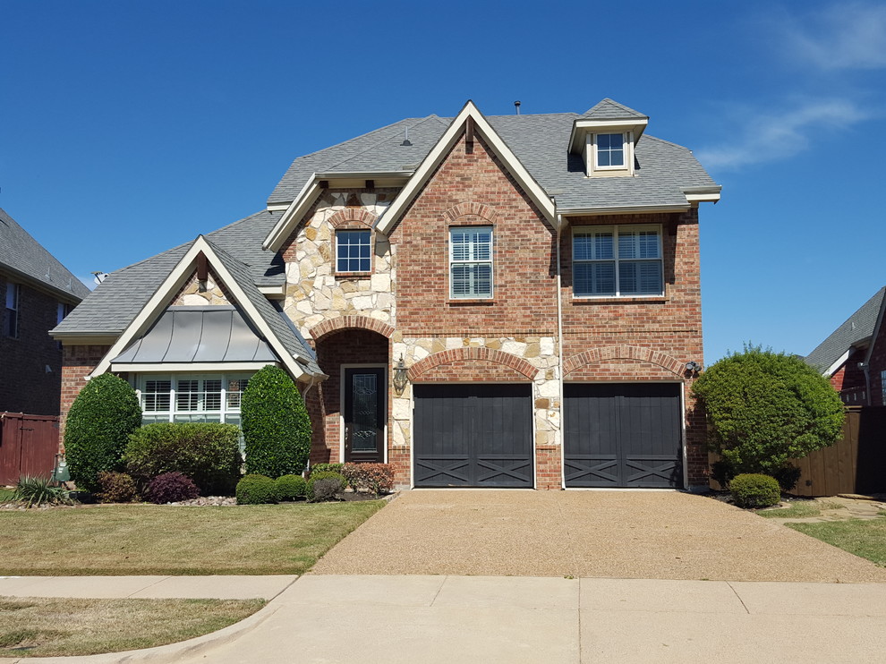 How can we add modern touches to the outside of our house?