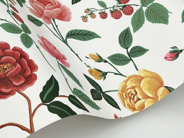 Roses Wallpaper - Contemporary - Wallpaper - by York Wallcoverings Inc ...