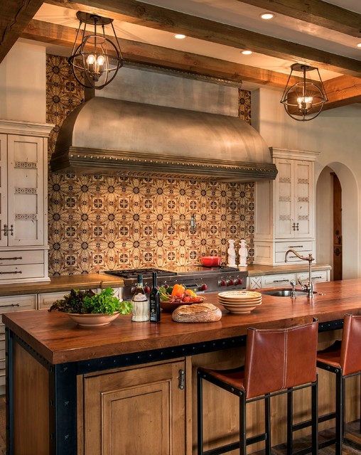 Authentic Southwestern Adobe - Rustic - Kitchen - phoenix - by Janet ...