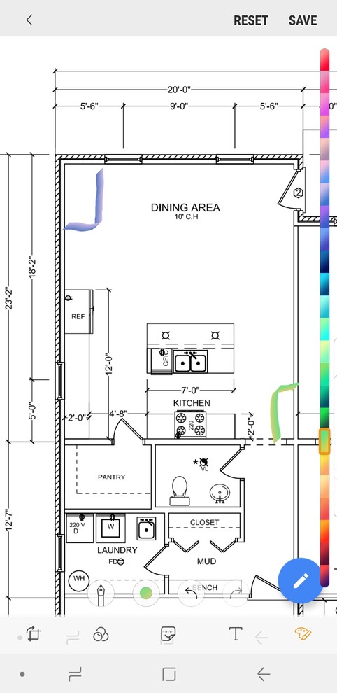 counter space/ kitchen layout