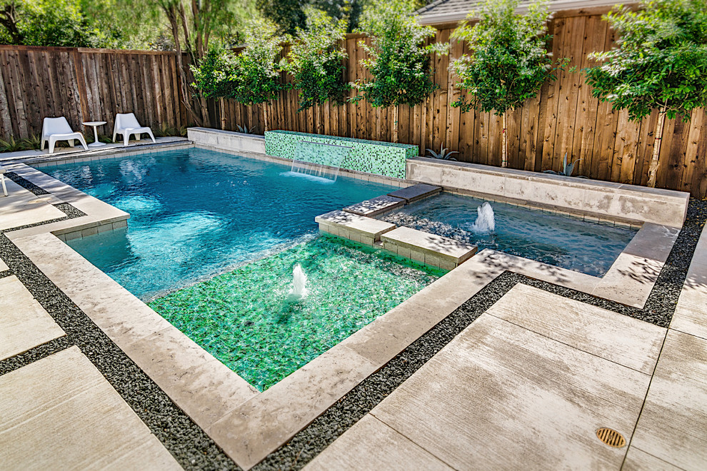 Geometric Pool Designs Dallas, Highland Park & Plano - Pool - Dallas ...