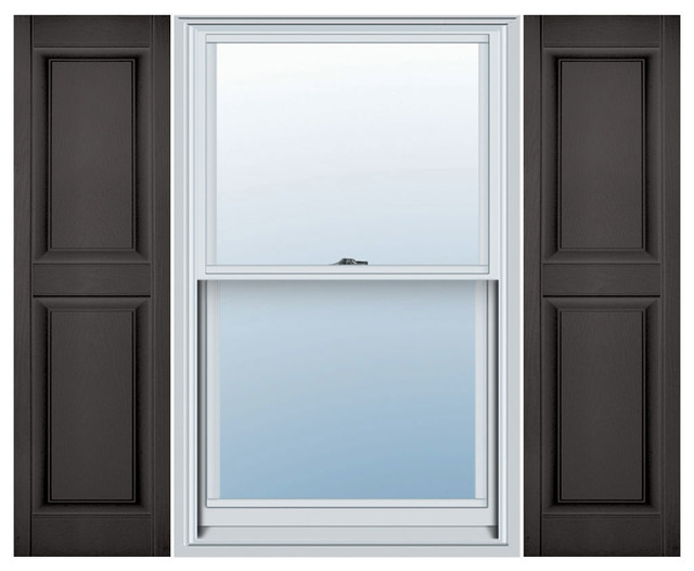 Mid-America, Standard Size Williamsburg Double Panel Shutters, Musket ...