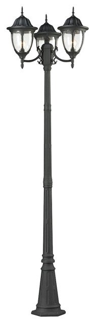 Central Square 3-Light Outdoor Post Mount - Traditional - Post Lights ...