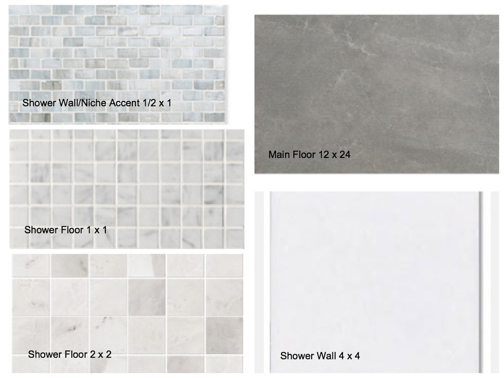 Tile sizes and colors...help!