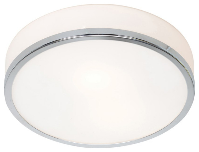 Access Lighting Aero LED Flush Mount 20670LEDDLP-BS/OPL, Chrome ...