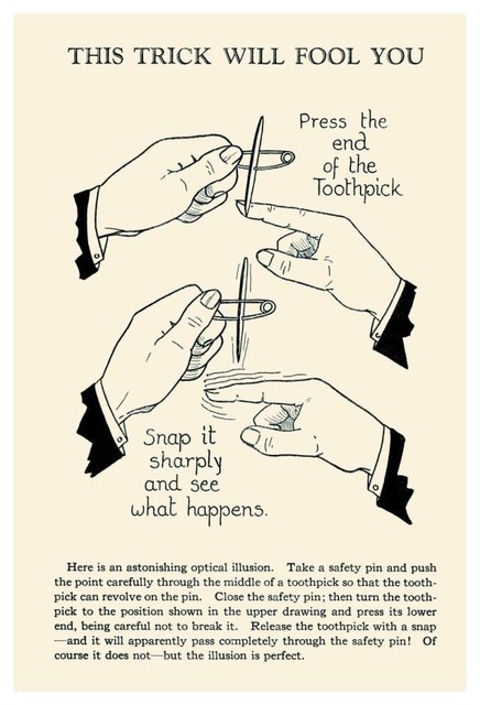 "This Trick Will Fool You" Digital Paper Print by Retromagic, 17"x24 ...