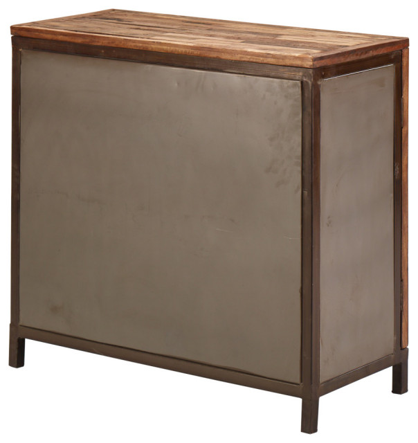 40" Rustic Farmhouse Reclaimed Wood Accent Cabinet Small Sideboard ...