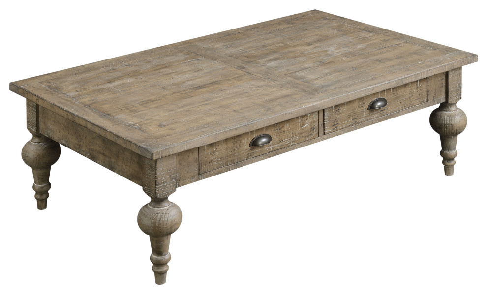 Cunningham Coffee Table, Sandstone Buff - Traditional - Coffee Tables ...