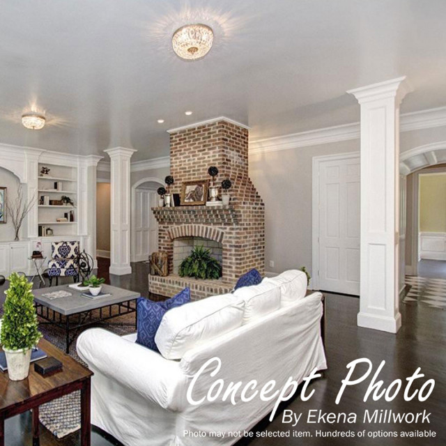 Endura-Craft Craftsman Classic, Square Tapered, Smooth Column, 10"-6 ...