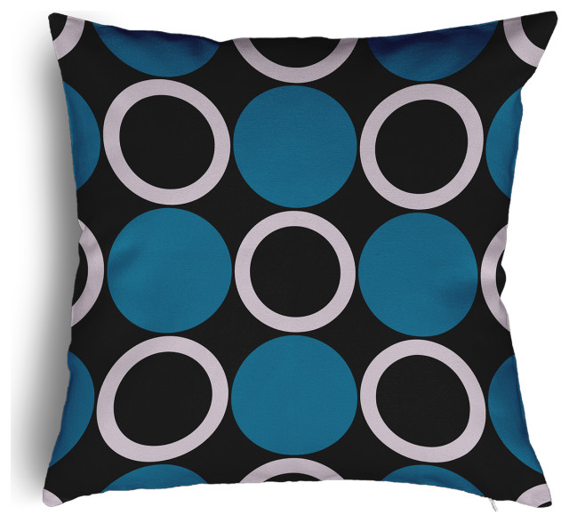 Mod Circles Accent Pillow With Removable Insert, 20"x20" - Contemporary ...