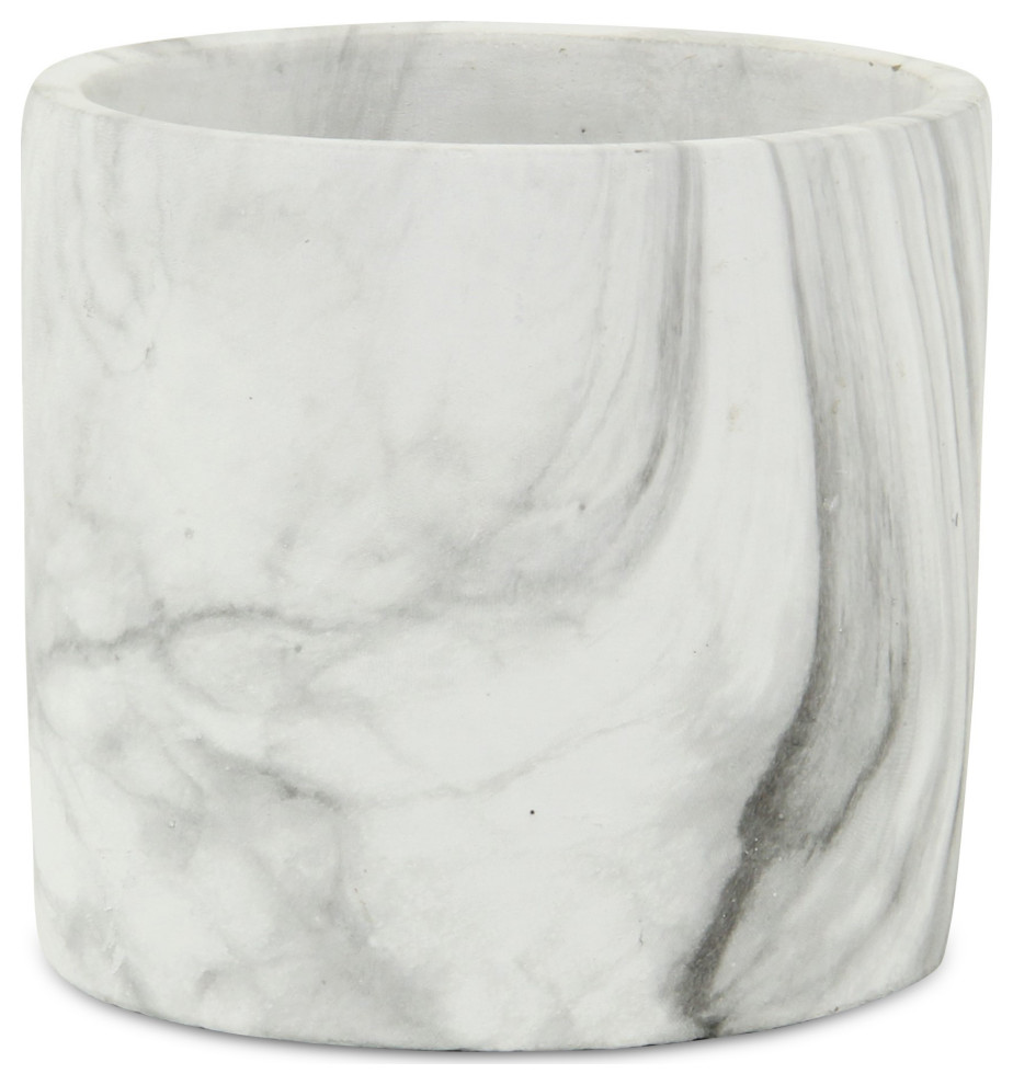 Marmoreal Marble Pot - Traditional - Indoor Pots And Planters - by ...