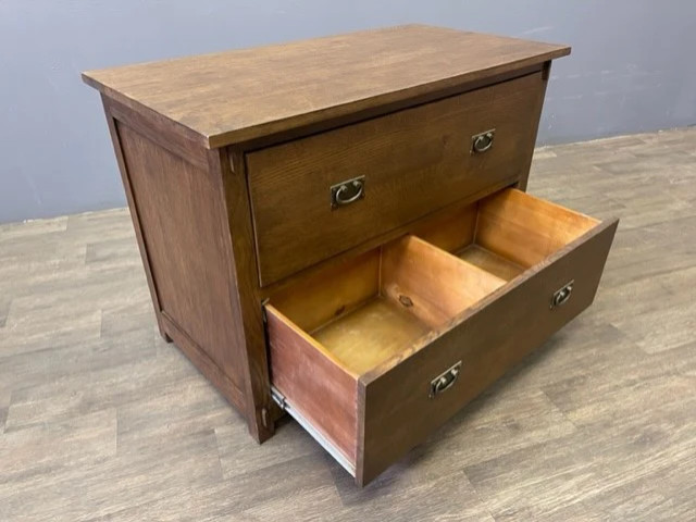 Crafters and Weavers Mission Oak Lateral File Cabinet - Craftsman ...