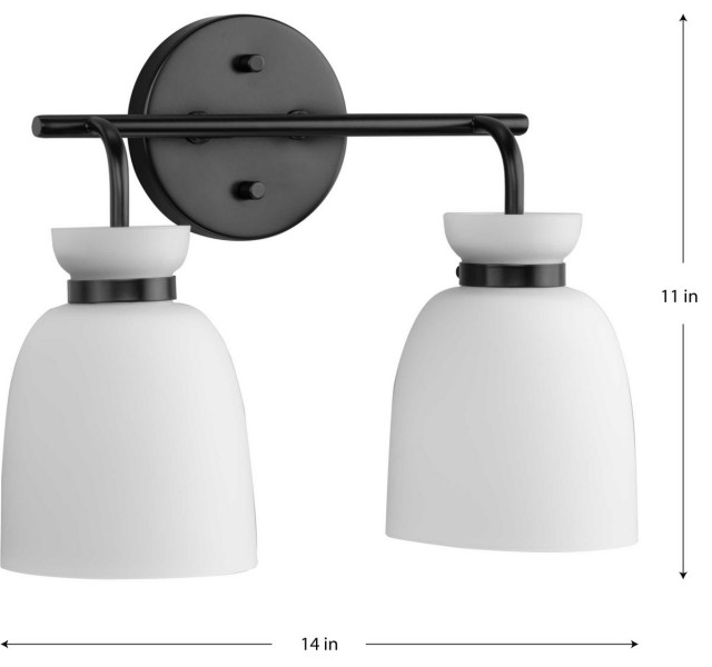 Lexie Collection Contemporary Vanity Light - Transitional - Bathroom ...