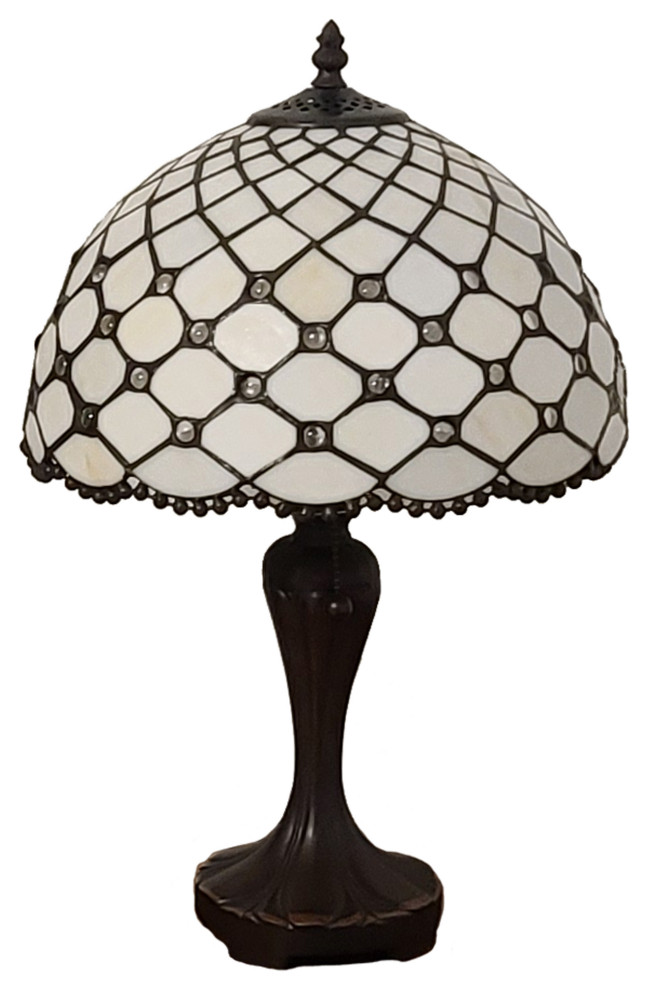 Tiffany Style Jeweled Table Lamp 19" Tall - Victorian - Table Lamps ...