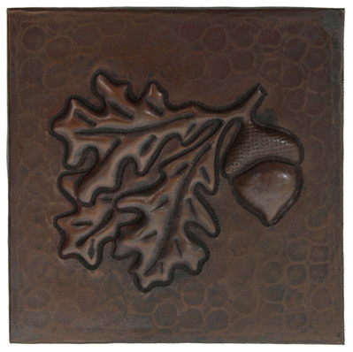 Acorn Design Copper Tile (TL341), 10x10 - Traditional - Wall And Floor ...