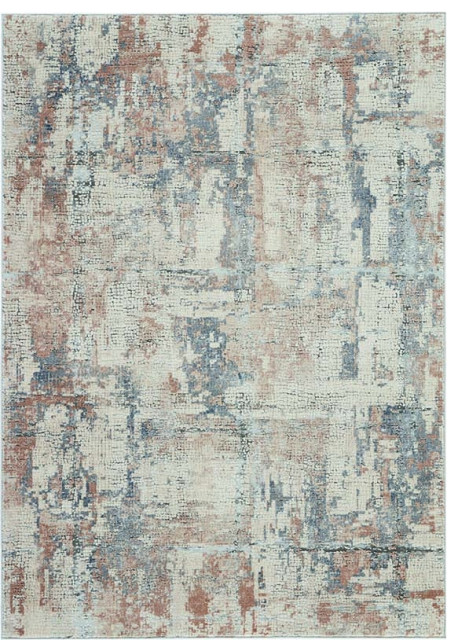 Nourison RUSTIC TEXTURES Contemporary Rugs RUS06, 5'3"x7'3 ...