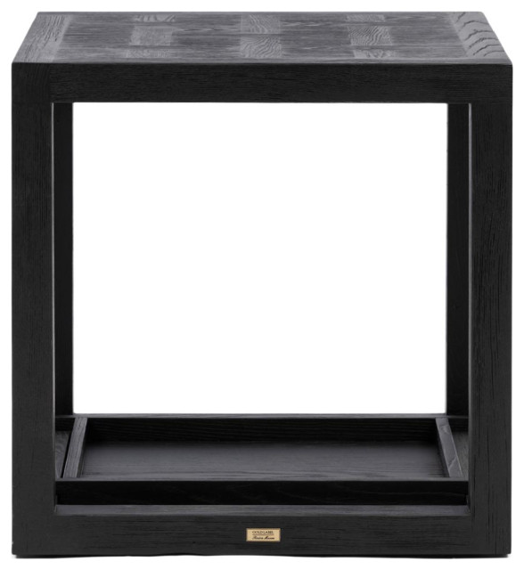 Black Wooden Side Table | Rivi√®ra Maison Colombe - Transitional - Side ...