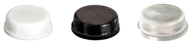 Cylindrical Adhesive Cabinet & Furniture Rubber Stoppers-BS34 .375"x ...