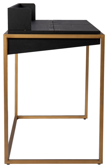 Somerton Flip-Top Desk With Storage - Contemporary - Desks And Hutches ...