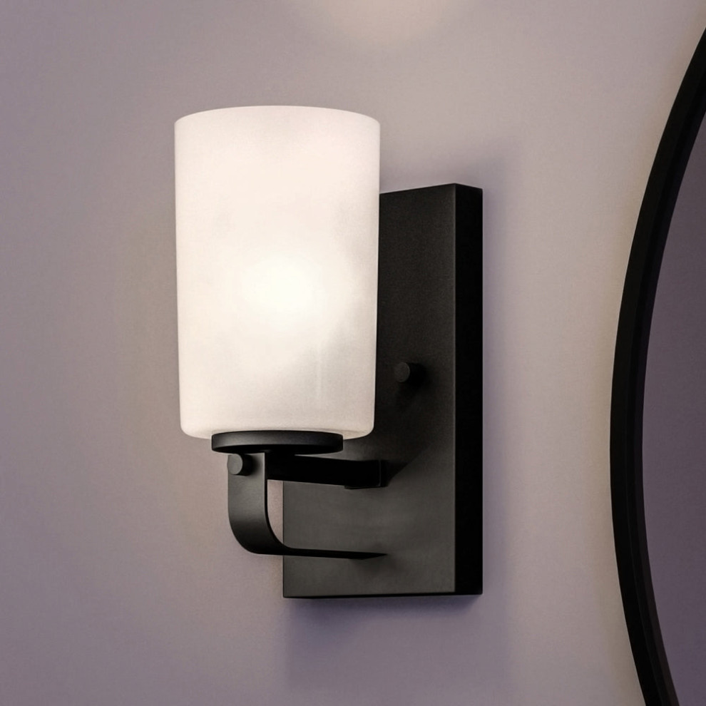 Luxury Modern Wall Sconce, Midnight Black - Transitional - Wall Sconces ...