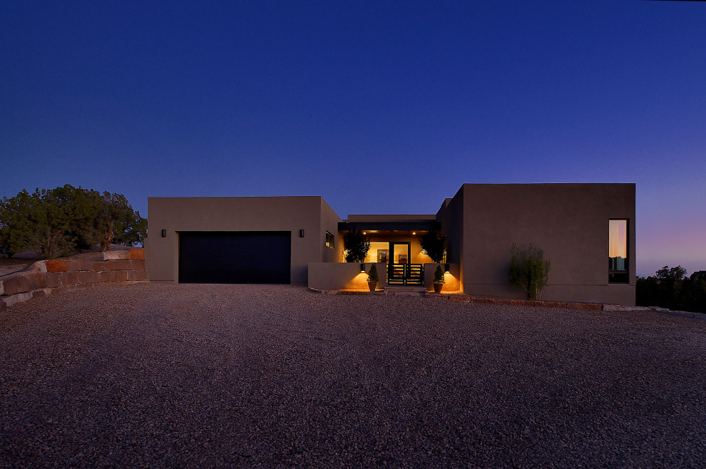Pegue Custom Home - Modern - Exterior - Albuquerque - by Boss Builders ...