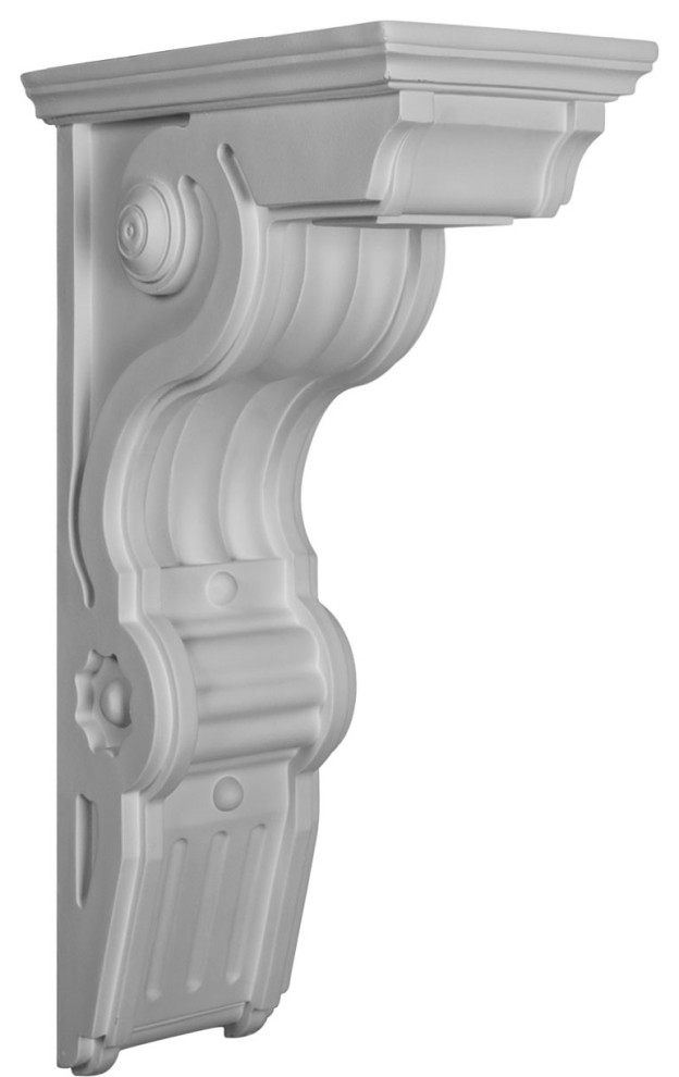 6 1/2"W x 11"D x 20"H Giana Small Corbel - Traditional - Corbels - by ...