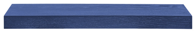 Barney Floating Shelf/Shelving, High Gloss Deep Blue - Contemporary ...